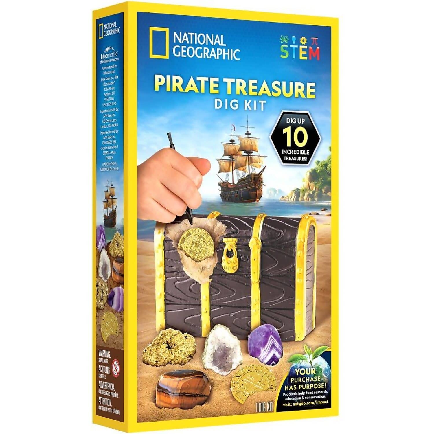 National Geographic - Pirate Treasure Dig Kit – Toys and Hobbys Australia